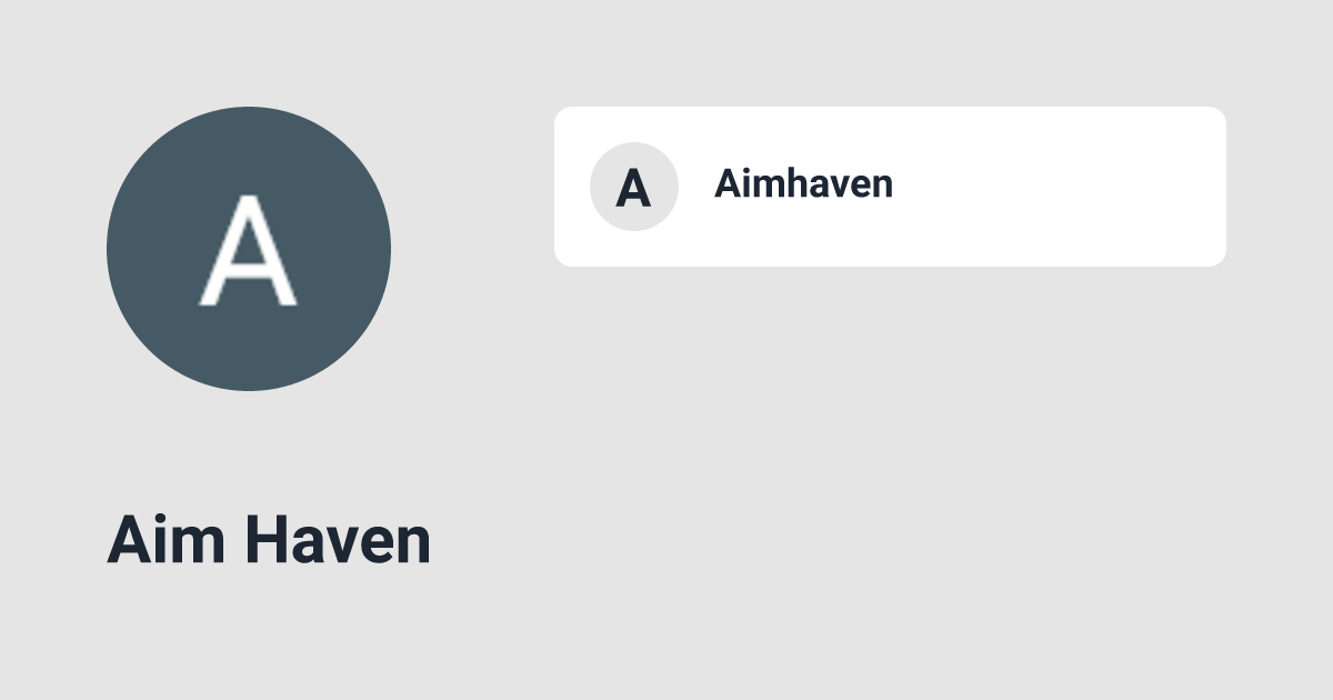 Aim Haven | Indie Page