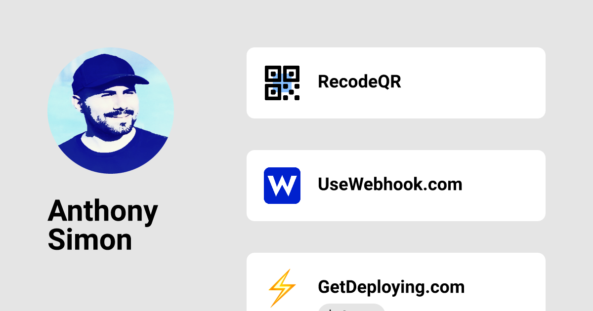 Anthony Simon | Indie Page