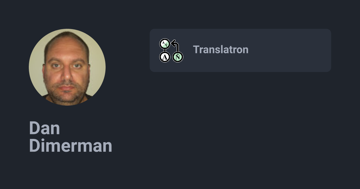 Dan Dimerman Indie Page