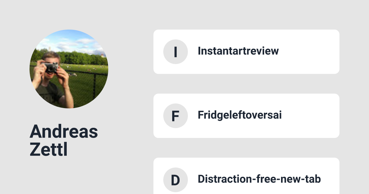 Andreas Zettl | Indie Page