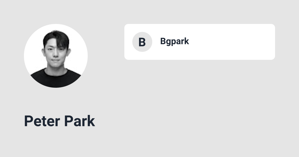 Peter Park | Indie Page