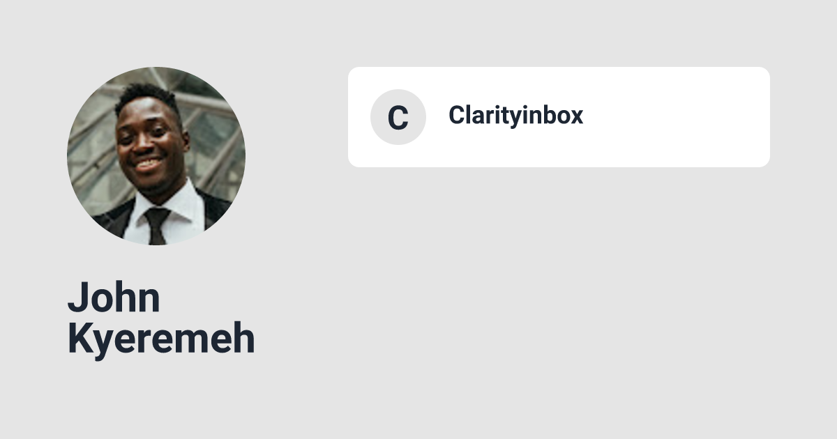 John Kyeremeh | Indie Page