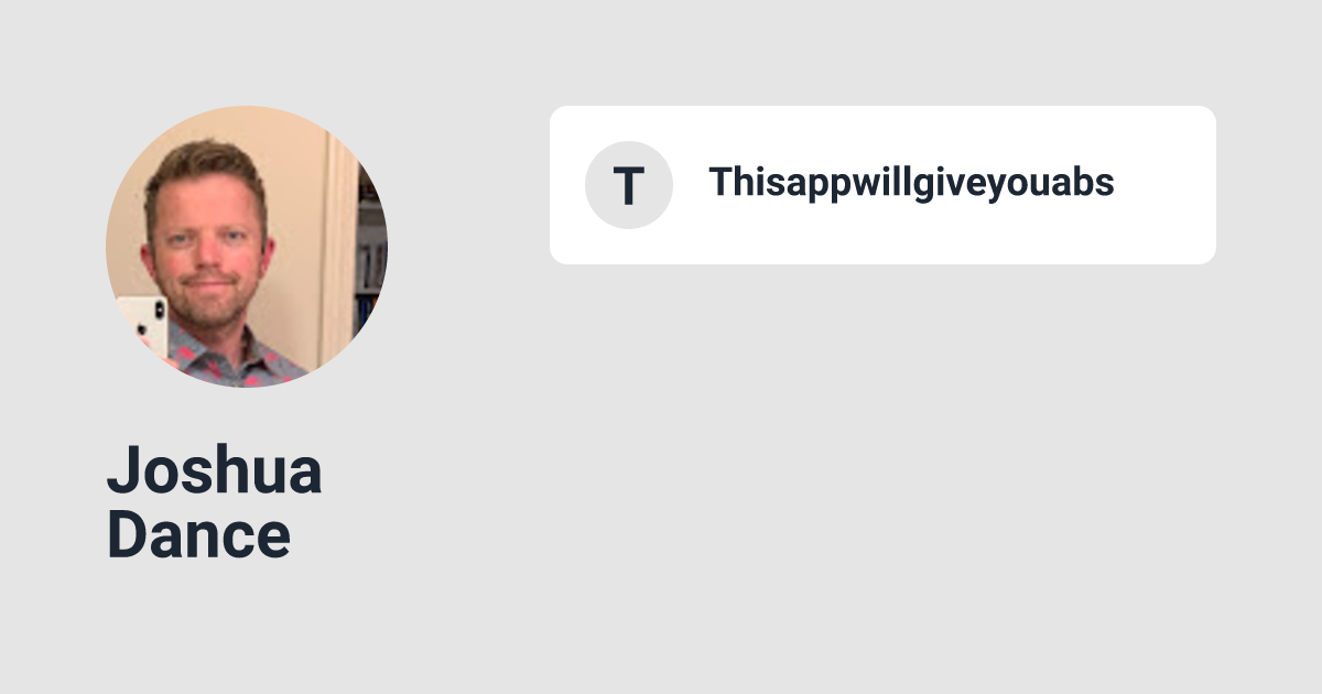 Joshua Dance | Indie Page