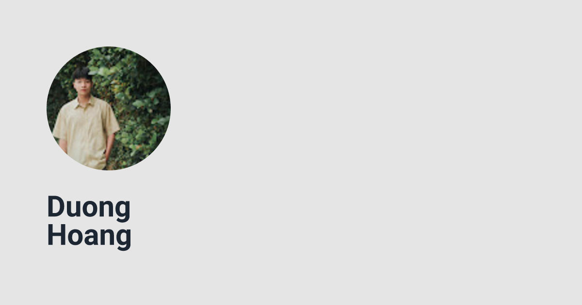 Duong Hoang | Indie Page