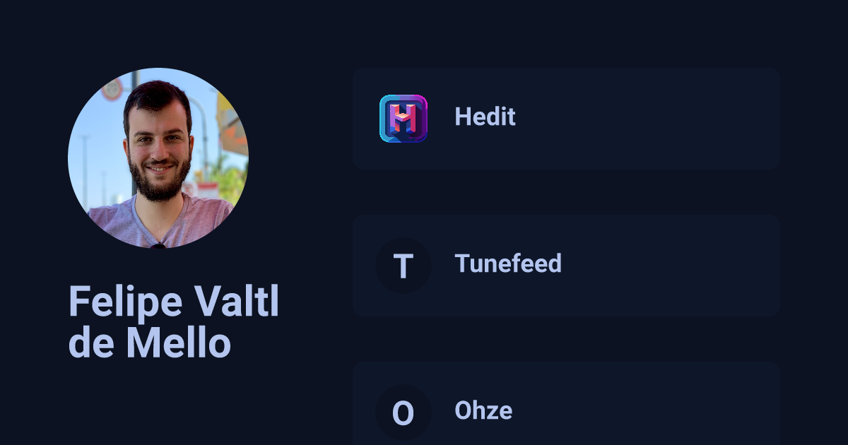 Felipe Valtl de Mello | Indie Page