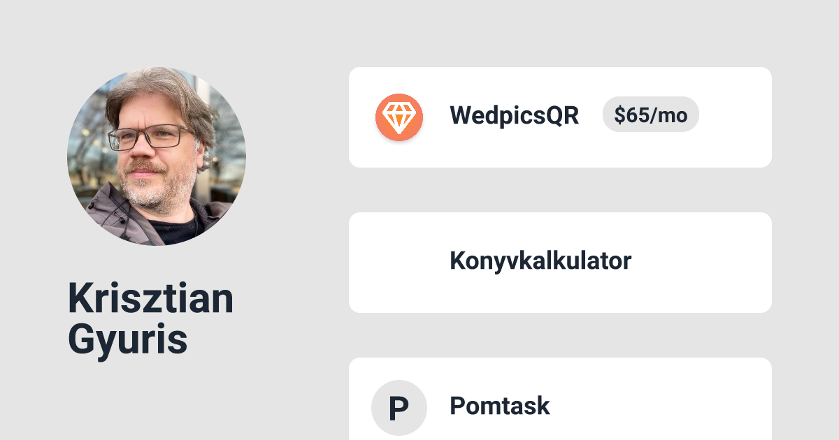 Krisztian Gyuris | Indie Page