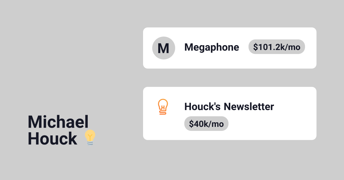Michael Houck 💡 Indie Page