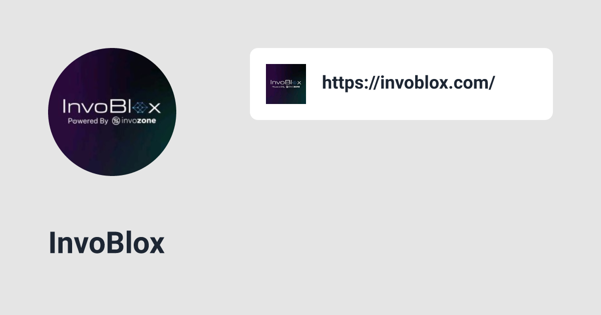 InvoBlox | Indie Page