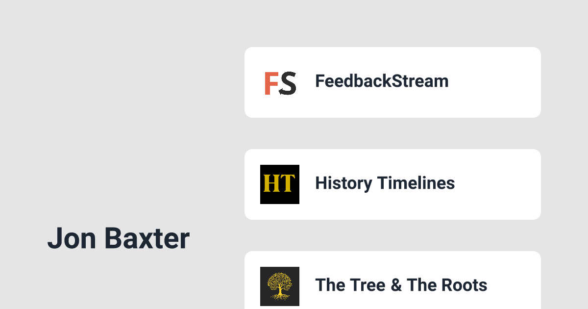 Jon Baxter | Indie Page