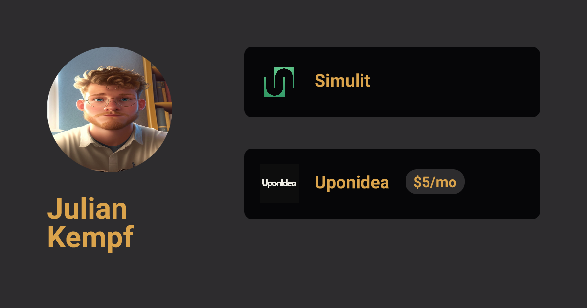 Julian Kempf | Indie Page