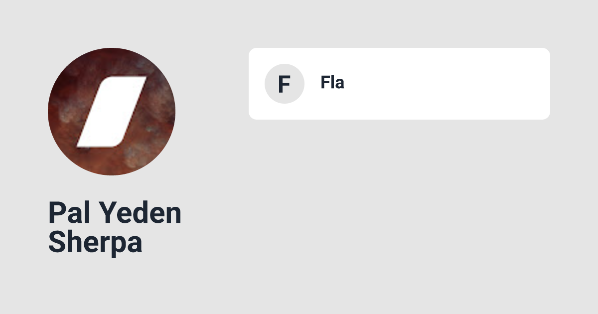 Pal Yeden Sherpa | Indie Page