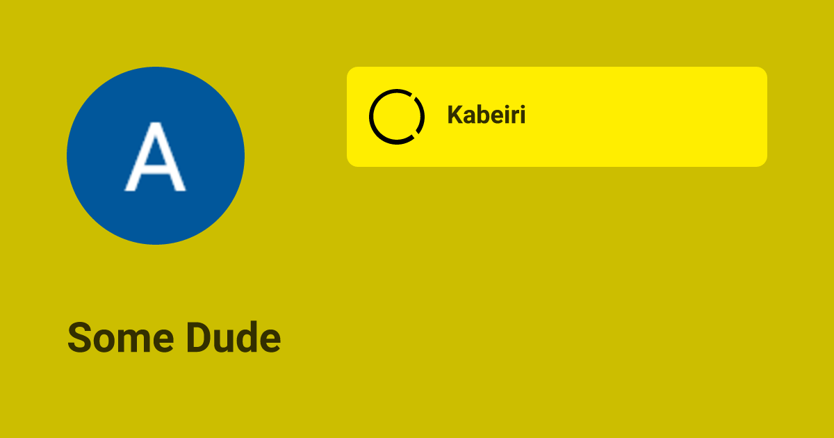 Some Dude | Indie Page