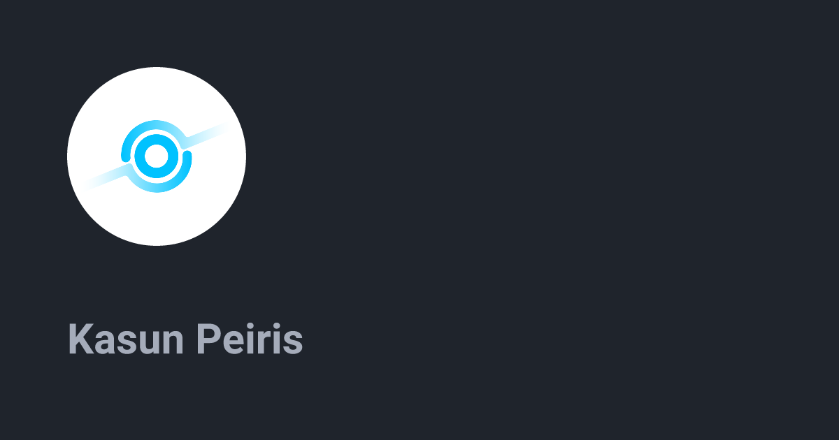Kasun Peiris | Indie Page