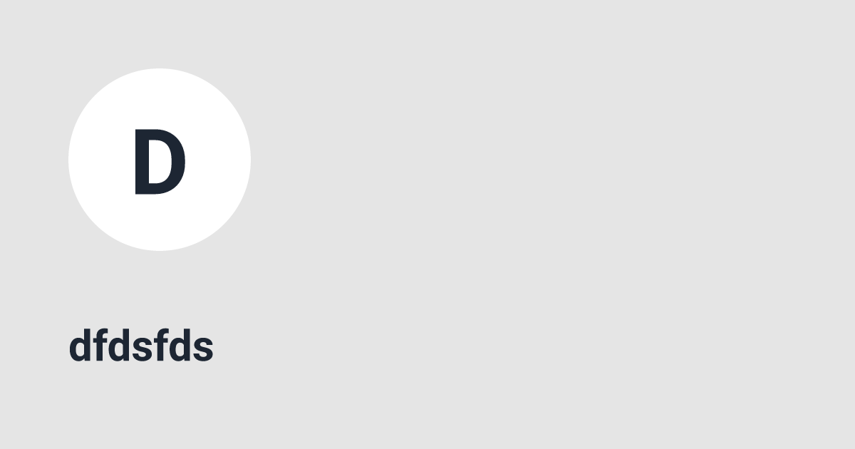 dfdsfds | Indie Page