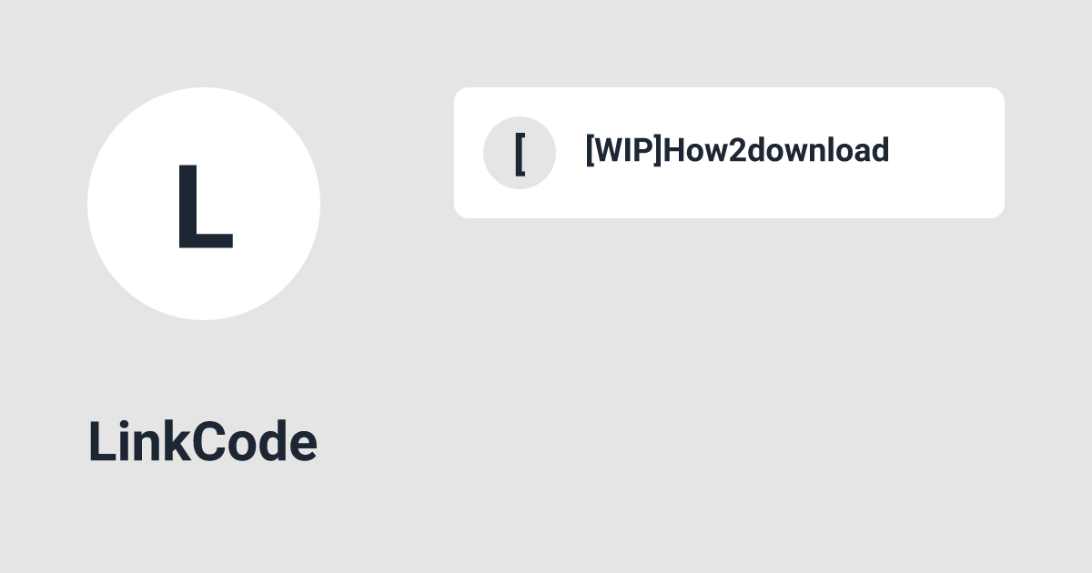 LinkCode | Indie Page