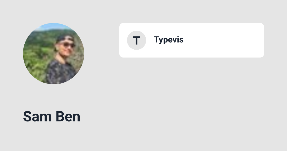 Sam Ben | Indie Page