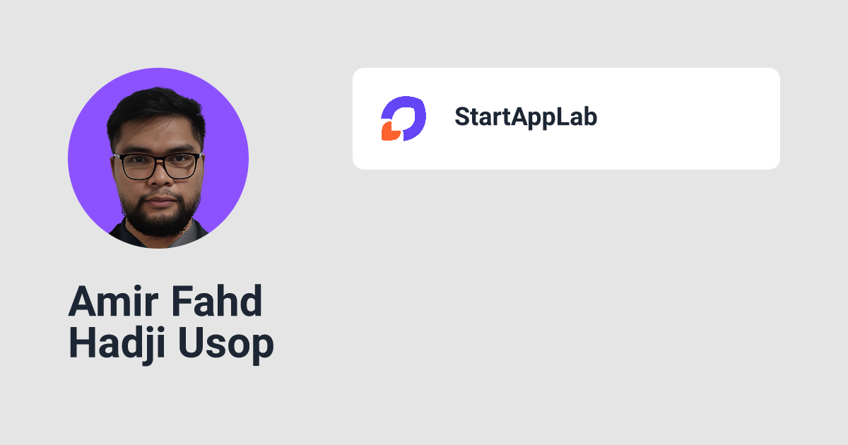 Amir Fahd Hadji Usop | Indie Page