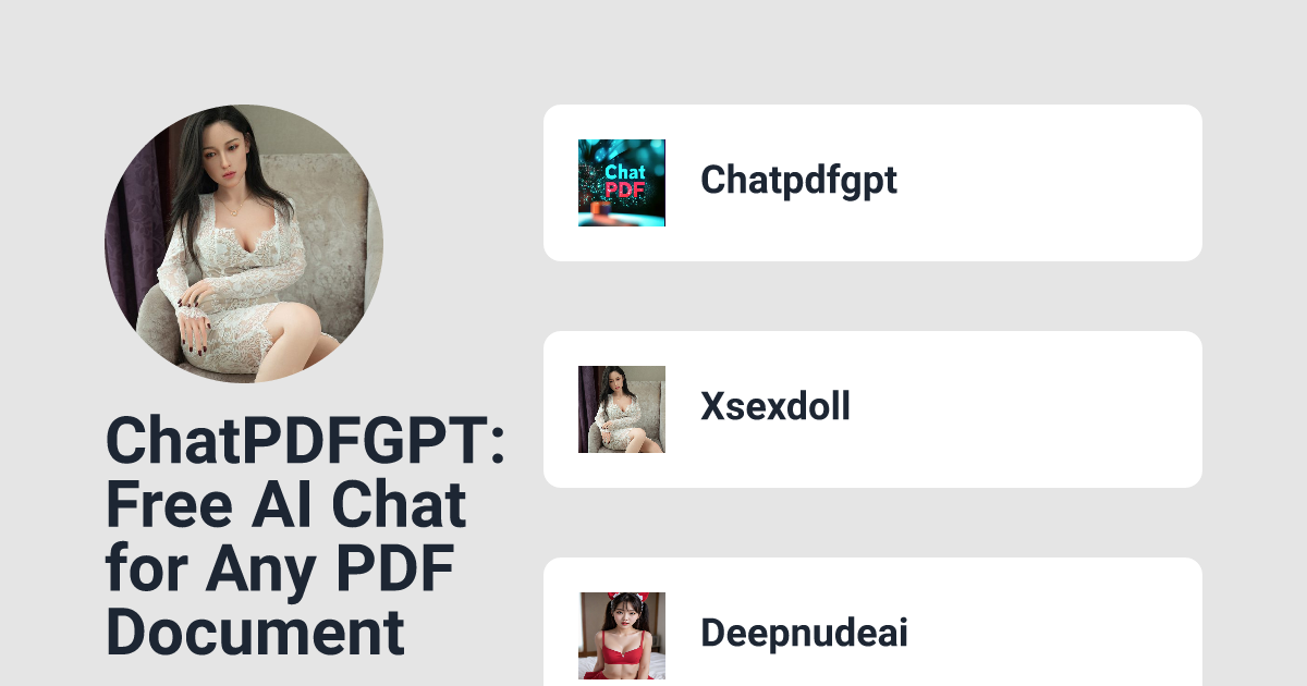 ChatPDFGPT: Free AI Chat for Any PDF Document | Indie Page