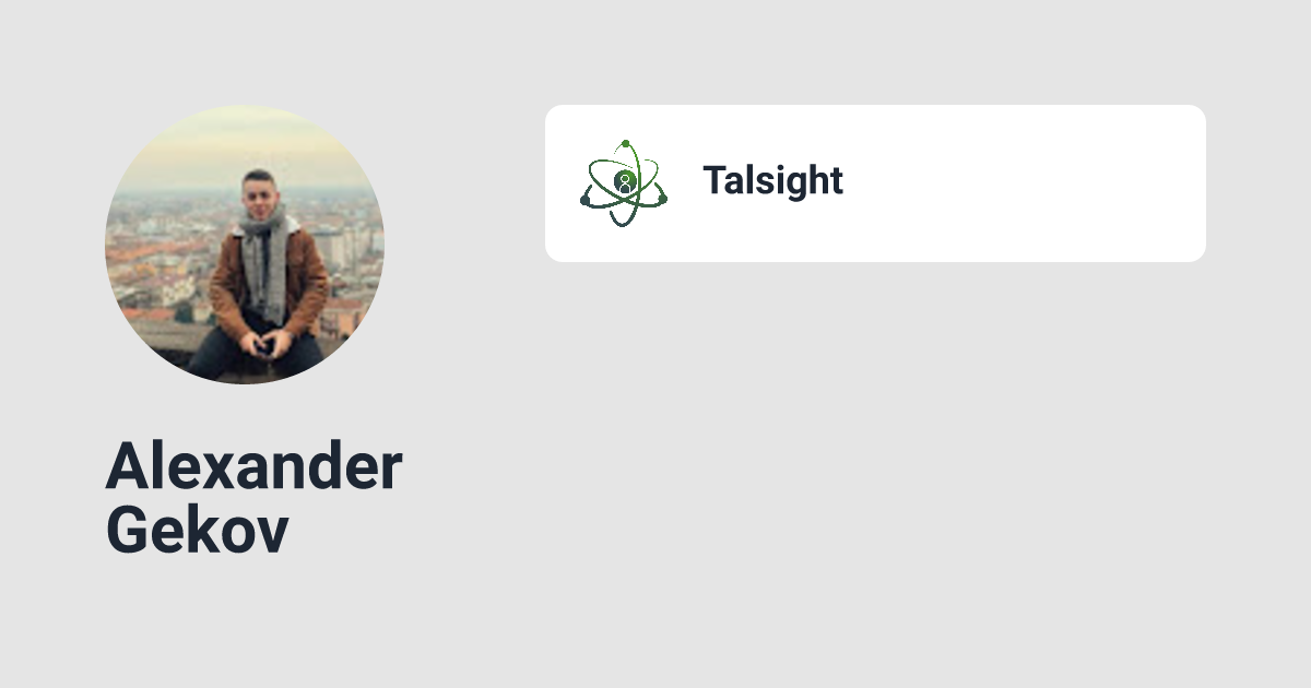 Alexander Gekov | Indie Page