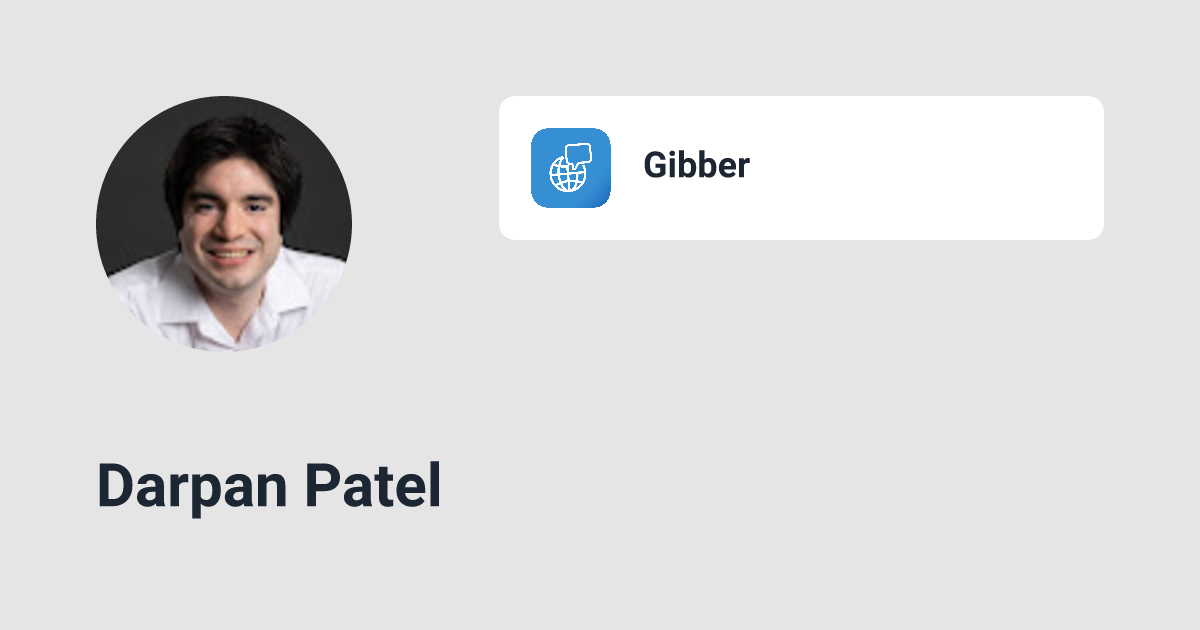 Darpan Patel | Indie Page