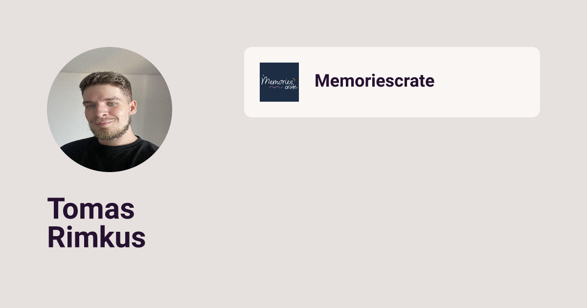 Tomas Rimkus | Indie Page